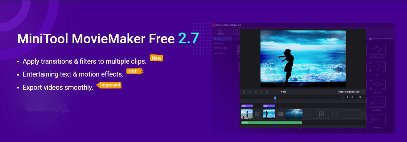 MiniTool MovieMaker: A Simple, Premium Video Editor
