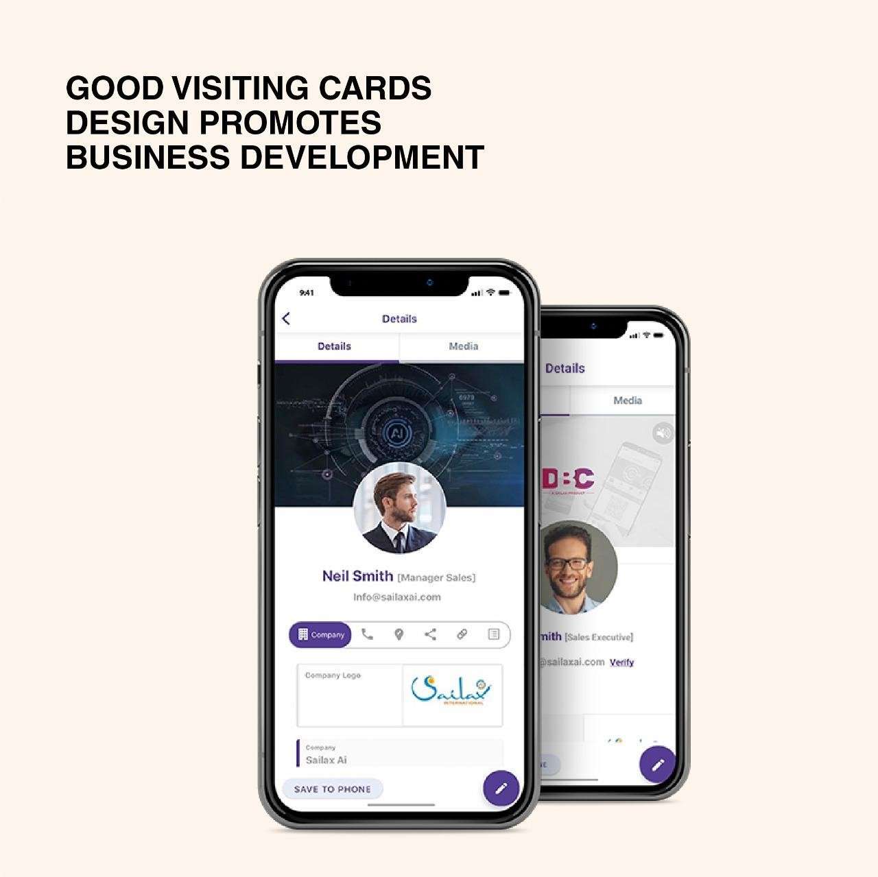Good Visiting Cards Design Promotes Business Development