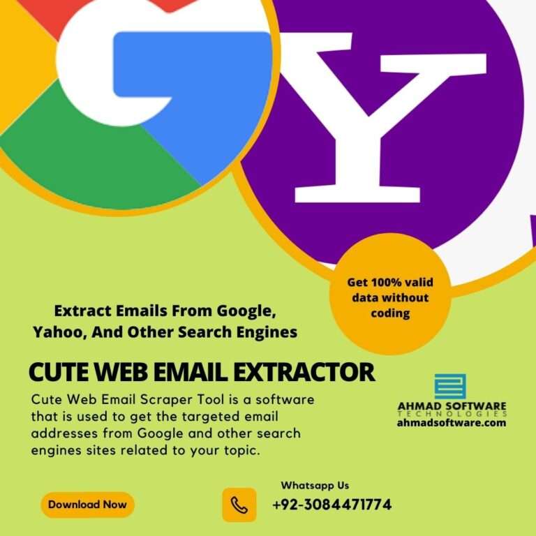 How Can I Scrap Emails From Yahoo And Google Sites?